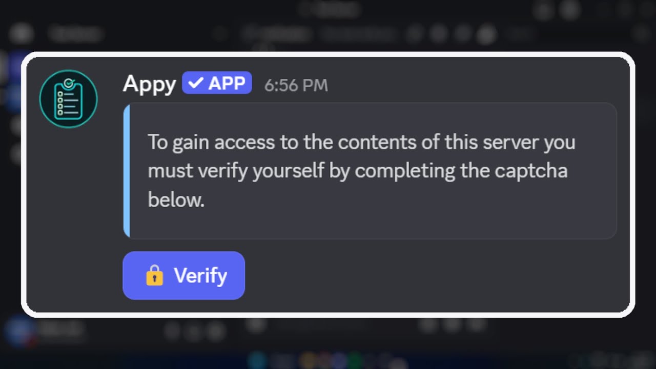 Create Discord Verification System with Appy Bot