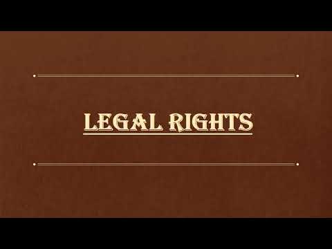 LEGAL RIGHTS || DEFINITION || KINDS OF LEGAL RIGHTS || ENGLISH JURISPRUDENCE || LLB PART 3 ||