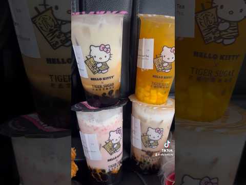 📍Tiger Sugar Carle Place, NY hello kitty edition! These are a few of our favorites! #food #boba #ny