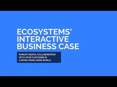 Ecosystems' Interactive Business Case: Robust Digital Collaboration with Your Customer