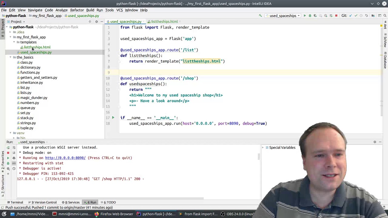 Python Flask Jinja - Loop through an array