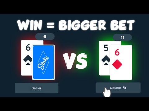 WE TRIED A RISKY BLACKJACK STRATEGY ON STAKE