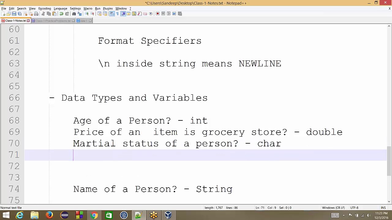 3 - 7 - Data Types and Variables [Selenium-Java-Basic-To-Expert]