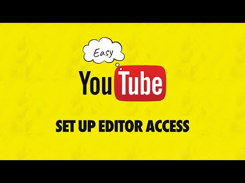 Grant Access to Youtube Channel EASY! (Add Editor, Manager, or Owner)
