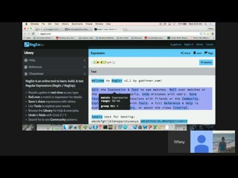 Regular Expression & Python Workshop