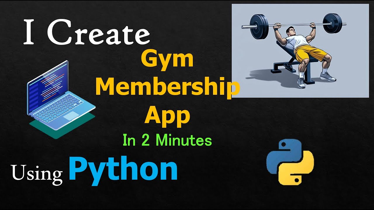 Python Project for Beginners | Gym Membership Management System | Python Mini Project #python