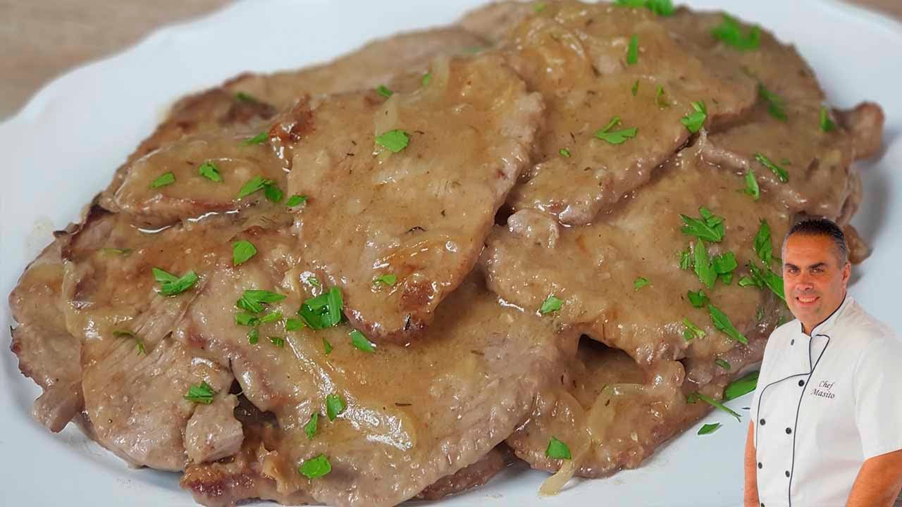 La receta de Escalope de ternera al limon mas facil, rapida y rica del mundo ¡COMPRUEBALO!