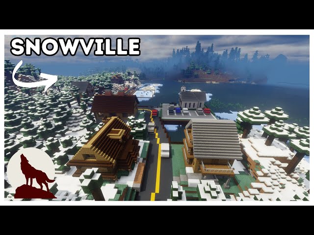 Minecraft Snowy Town - Snowville Minecraft Map