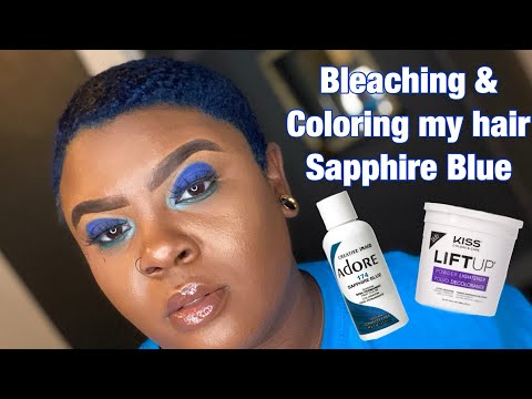 Adore Sapphire Blue hair coloring