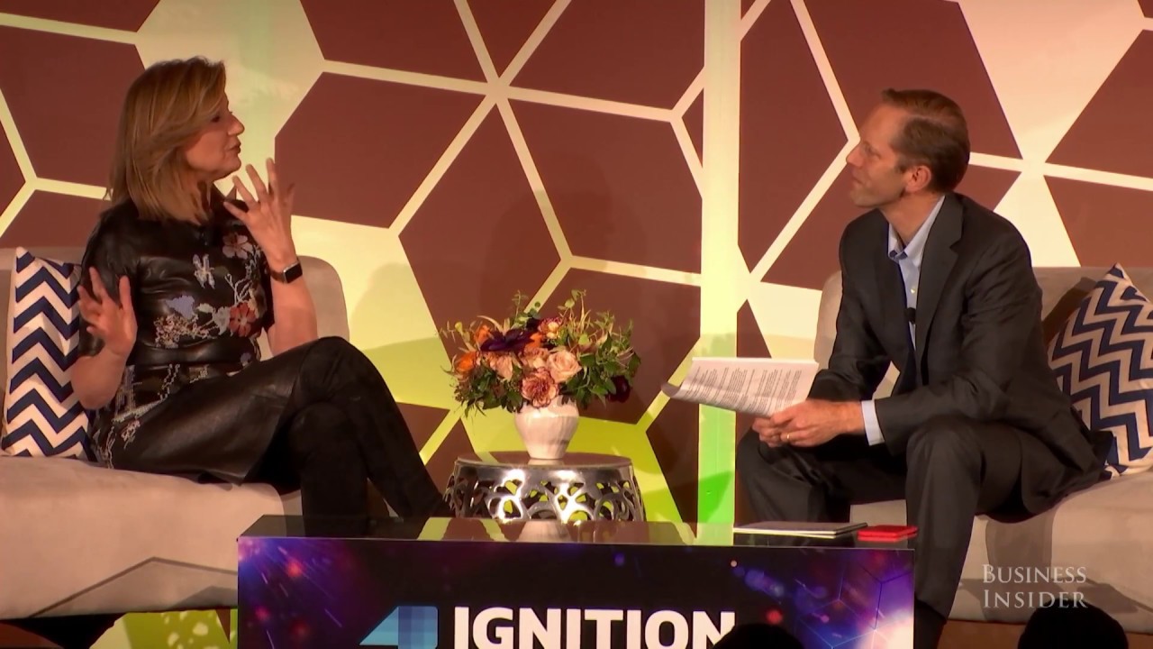 Arianna Huffington talks about the purpose of Thrive Global