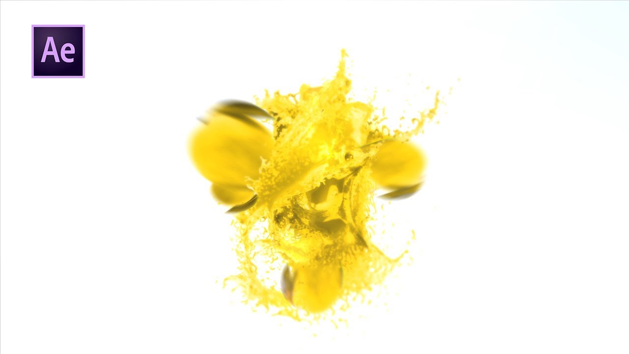 Mango Juice Product Ad After Effects - Motion Graphics After Effects