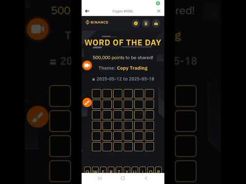 Binance Word of the Day Answer Today 14 May 2025 |6 Letter Binance Word of the Day Answer.