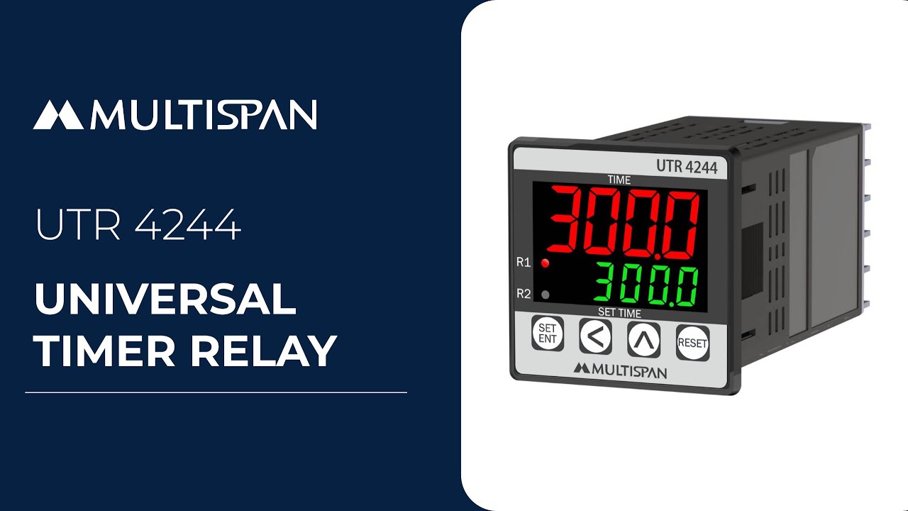 UTR 4244 Universal Timer Relay: Full Tutorial, Wiring & All Modes Explained