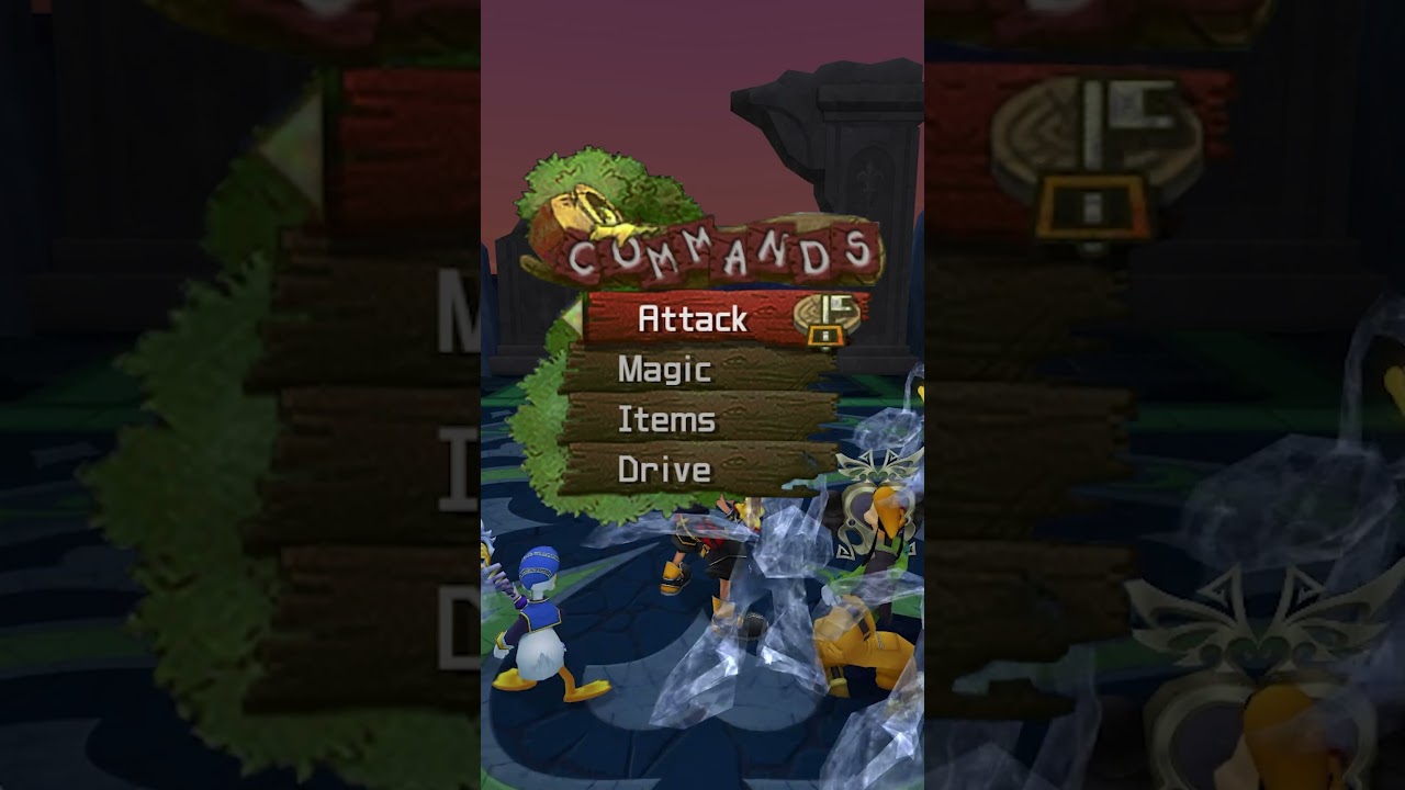 Unused Command Menu Colours in Kingdom Hearts 2! #kh #kh2 #kingdomhearts #kingdomhearts2