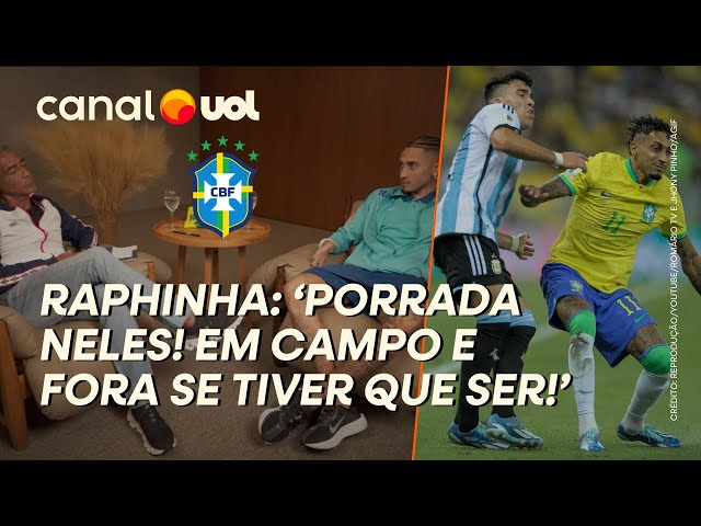 Argentina x Brasil: Romário provoca após fala polêmica de Raphinha