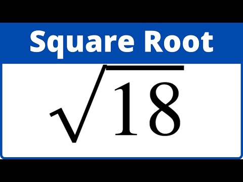 Square root of 18