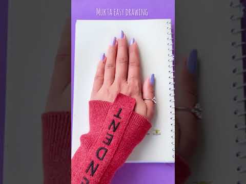 Very easy way to painting for beginners #Shorts #satisfyingart #art #muktaeasydrawing