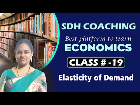 Elasticity of demand Telugu and English explanation