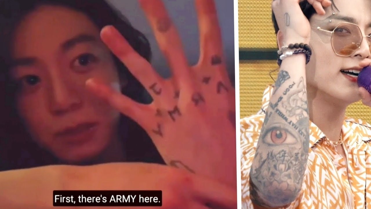 [Eng Sub] Jungkook explain behind the meaning of his tattoos / Weverse Live