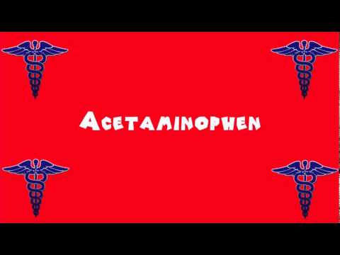 Pronounce Medical Words ― Acetaminophen