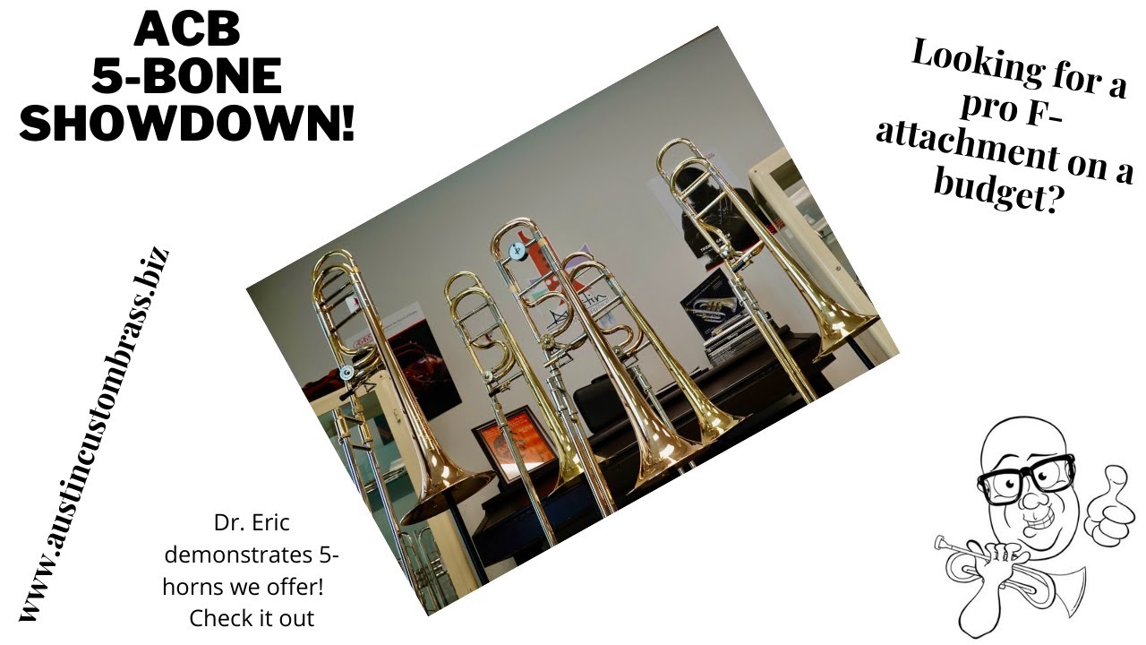 Time to  upgrade? Check out this 5-Trombone (Adams, JP Rath, Manchester, Brasspire) demo #acb