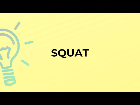 What is the meaning of the word SQUAT?