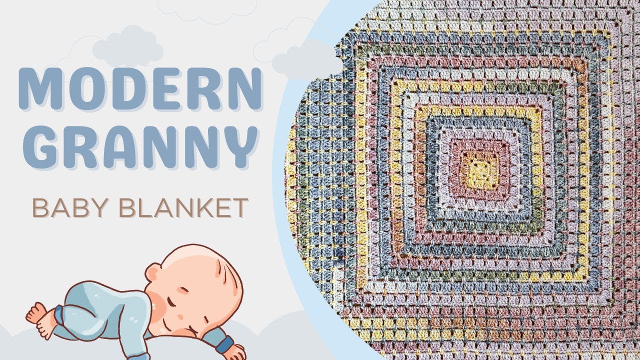 Modern Granny Square Blanket: The SMILE-WORTHY Baby Pattern You Need
