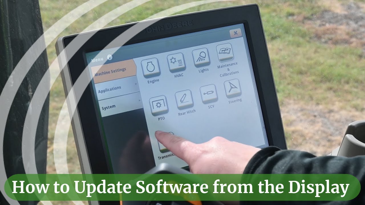 How to Update Software from Your John Deere Display