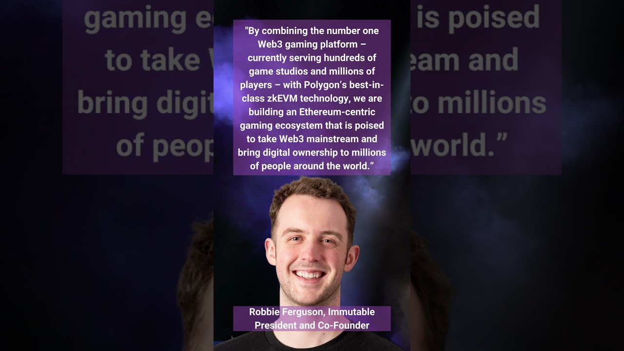 Immutable & Polygon Labs Partner To Create the New Home for Web3 Gamers & Gaming! | #PAY Web3 Minute
