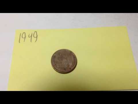 1949 Wheat Penny (Mintage 217 million, value up to $5)