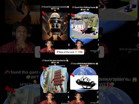 📌Geo at the end 😶🌫️ WFT 77M in Google Earth and Google maps #shorts #findhidenplace07