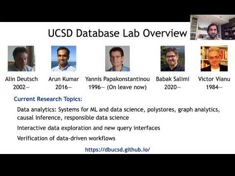 UC San Diego Database Lab Overview