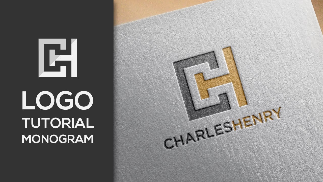 Monogram Logo Illustrator Tutorial - Adobe Illustrator CC