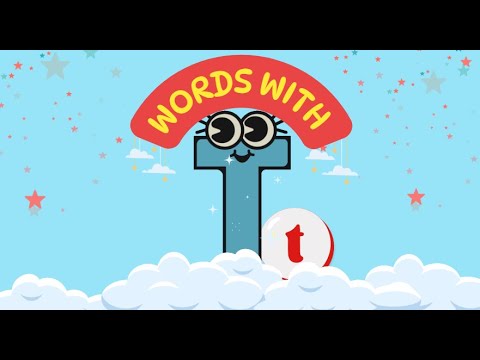 “Letter T Words for Kids | Learn T Words with Fun Pictures & Animation!”