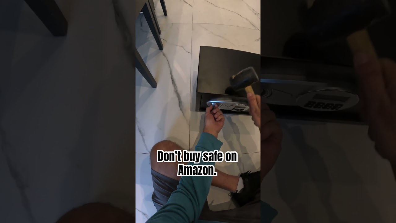 Don’t buy a safe from Amazon. #safe #lockout #diy #amazonproducts #amazon #locksmith #funnyvideo