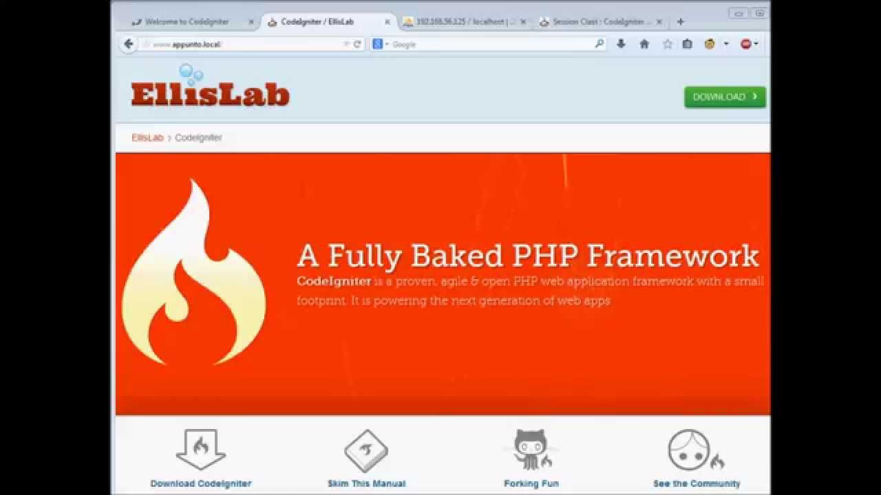 Configure CodeIgniter database session handling
