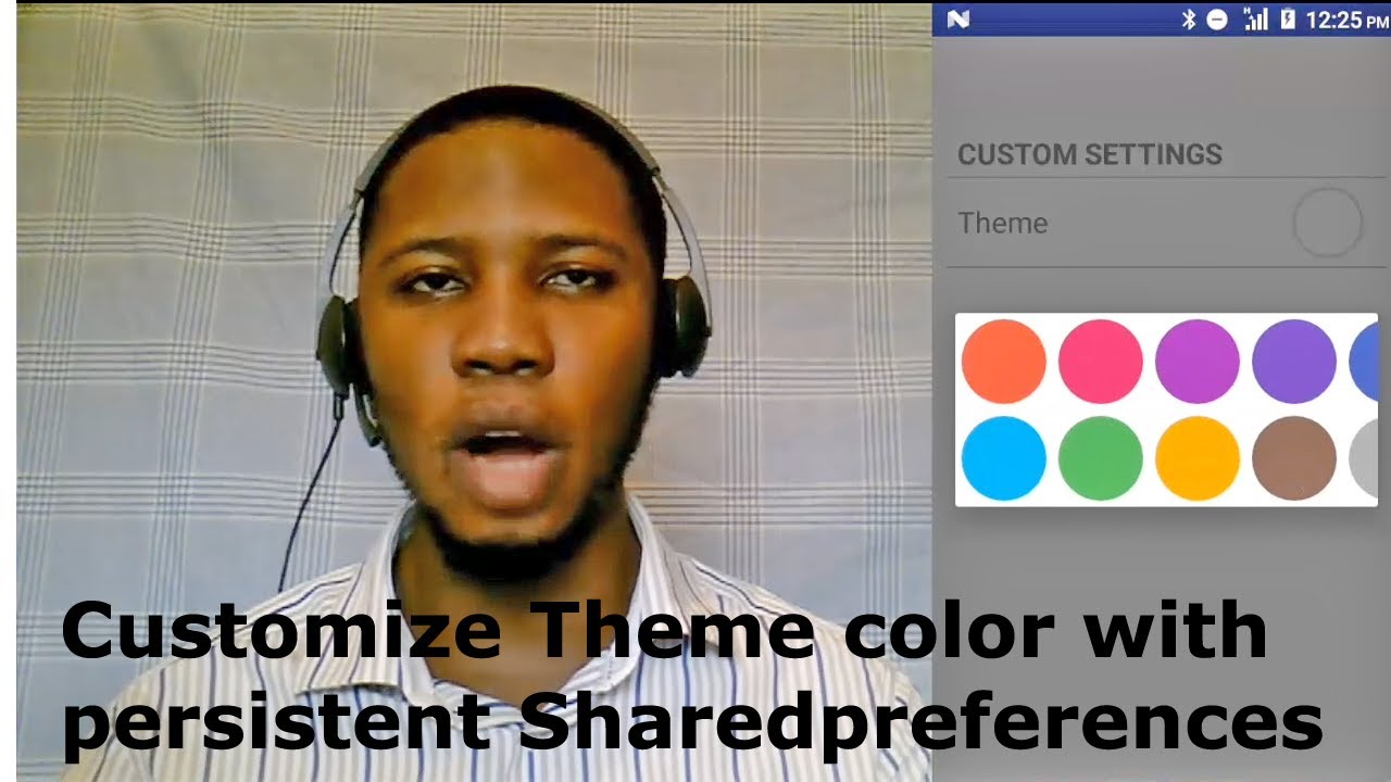 Customize Android Theme Color using SharedPreferences
