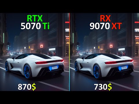 RX 9070 XT vs RTX 5070 Ti TEST IN 10 GAMES