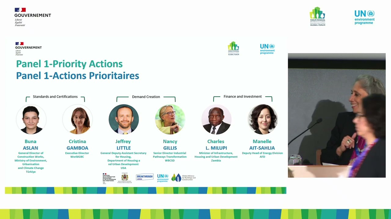 High-level dialogue - International cooperation - Buildings Breakthrough