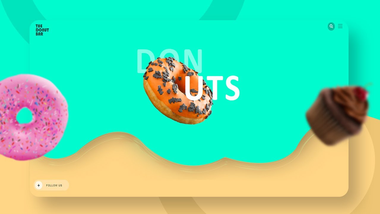 Header Design with Animated Button | CSS - JavaScript Tutorial | Daft Creation