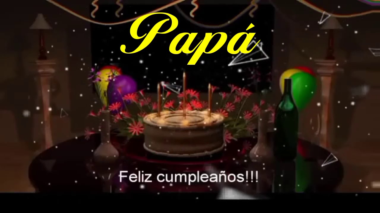 Feliz cumpleaños Papá