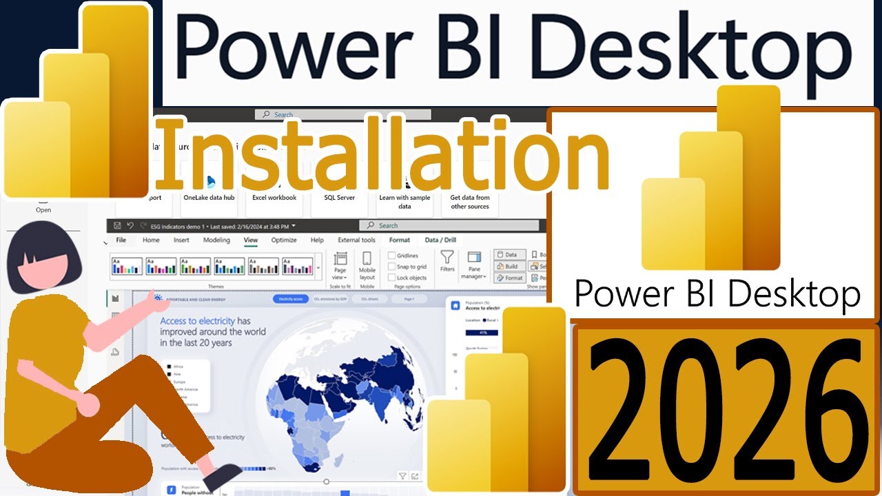 How to install Microsoft Power BI on Windows 10/11 [ 2026 Update ] Power BI Desktop Tutorial