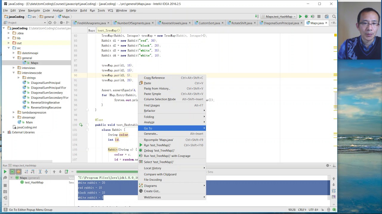 Coding Java HashMap vs  TreeMap vs  Hashtable vs  LinkedHashMap
