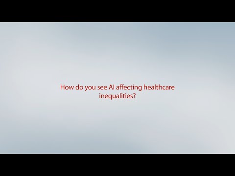 How do you see AI affecting healthcare inequalities? RSNA2023 Dr. Rasu Shrestha