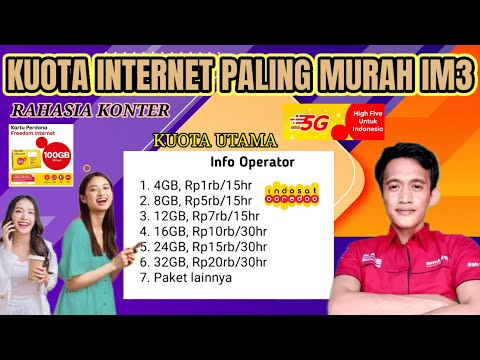 PAKET INTERNET MURAH IM3 TERBARU || KODE DIAL INDOSAT TERBARU 2025