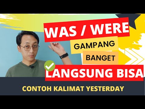 Simple Past Tense Nominal - Contoh Kalimat Yesterday