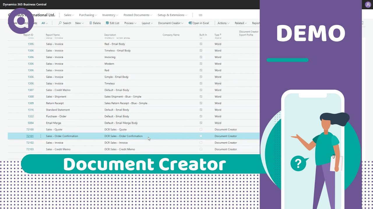 Demo - Document Creator | BCApp #1