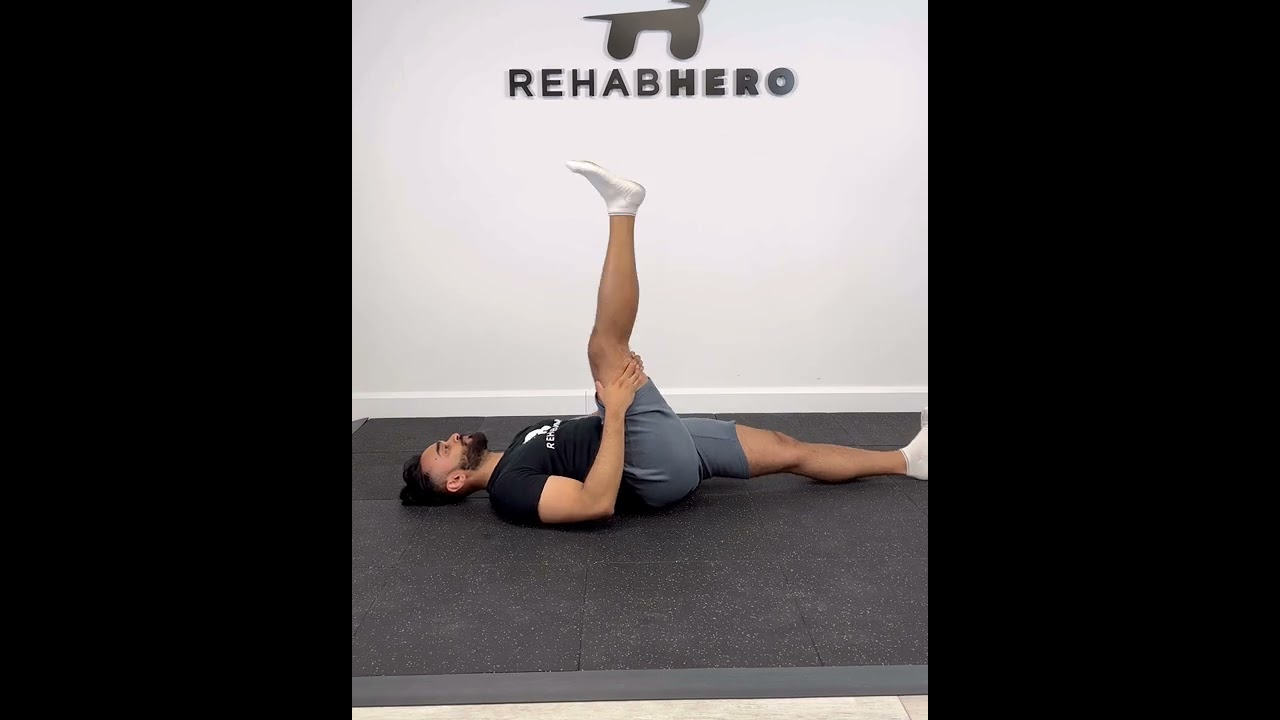 Active Hamstring Stretch - Dynamic Warmup stretch for the hamstrings