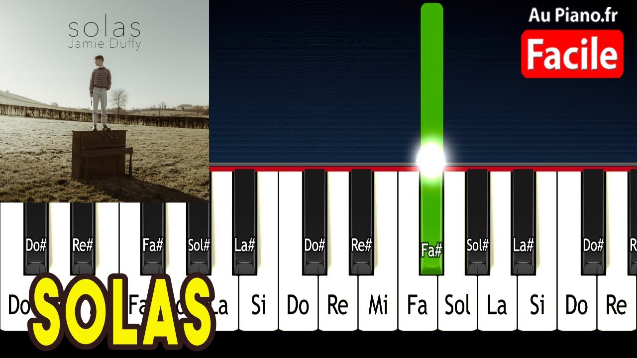 Jamie Duffy - Solas Piano Facile Tutorial - Au Piano.Fr