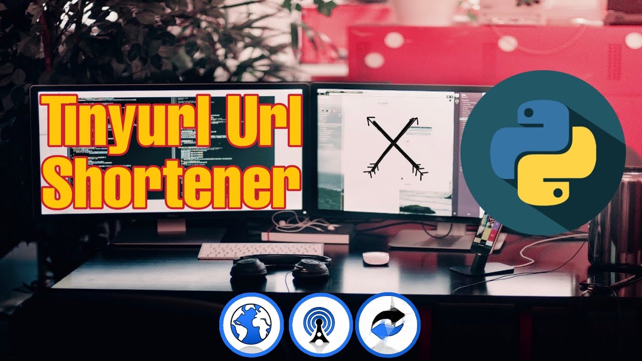 Url Shortener with Python and tinyurl API | Python Mini Project | Crazy Coders